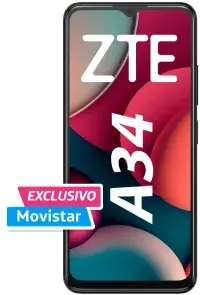 ZTE Blade A34, Precio y Características | Catálogo Movistar